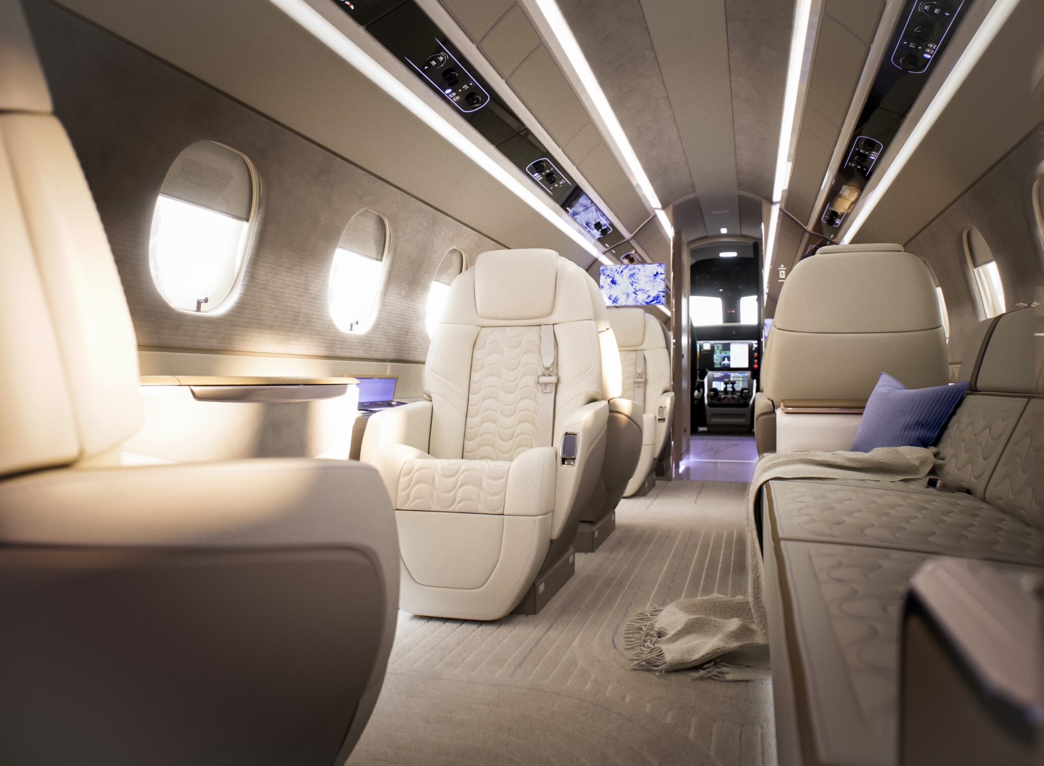 design et al Very Peri – Praetor 600 Interior Theme by Embraer - design ...